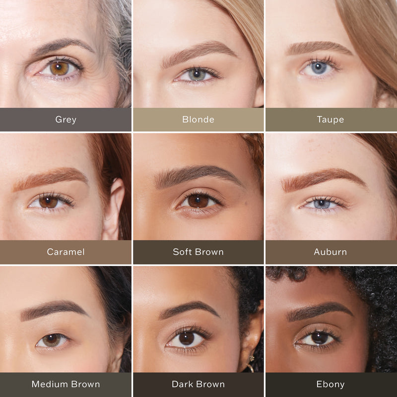 The Brow Trio® Eyebrow Stencil Kit + Pomade Sponge Stamp | Trio Beauty