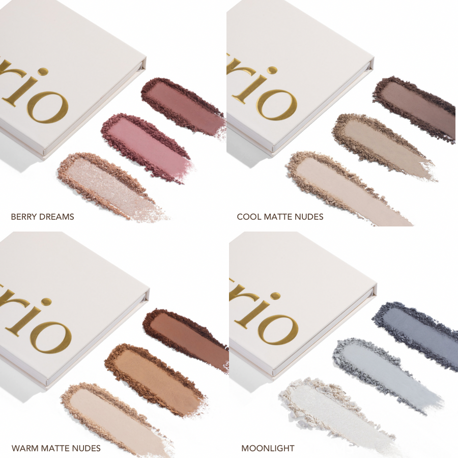 Blend By Numbers Kit - Eyeshadow and makeup brush Set | Trio Beauty